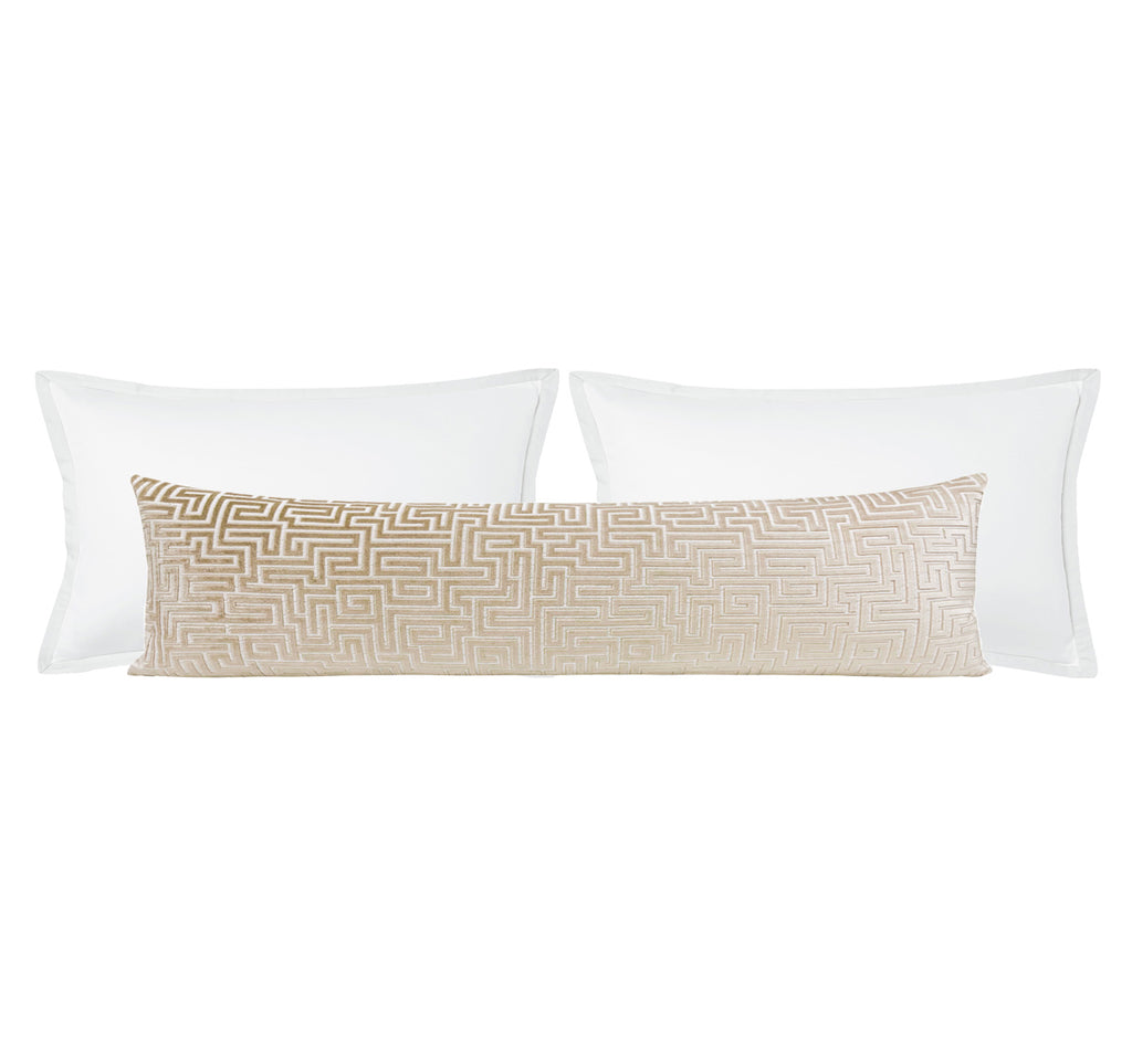 THE XL LUMBAR :: LABYRINTH CUT VELVET // CHAMPAGNE – Little Design Co. THE XL LUMBAR :: LABYRINTH CUT VELVET // CHAMPAGNE – Little Design Co.