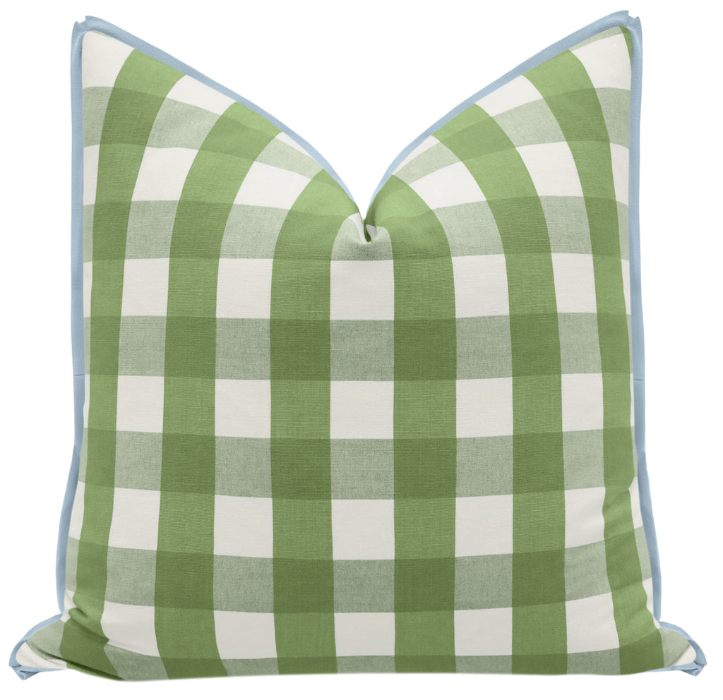 PILLOW // CHARLESTON CHECK CUSTOM FINISH – Little Design Co.