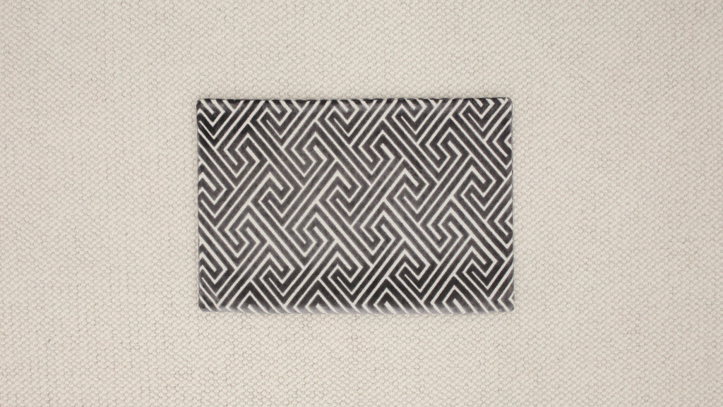 15" X 22" ROMAN CUT VELVET // GRAPHITE [SUMMER SALE] – Little Design Co.