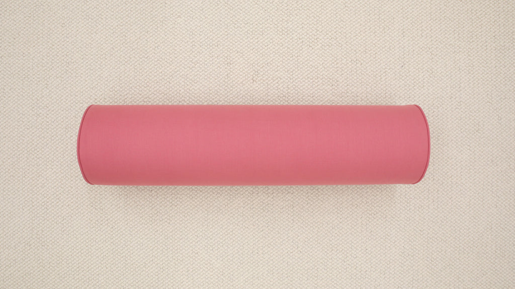9" X 36" BOLSTER : CLASSIC LINEN // ROSE PINK | SUMMER SALE – Little ...