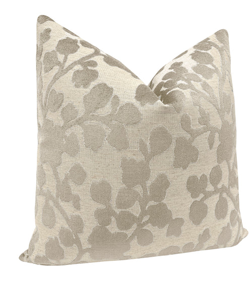 BLOSSOM CUT VELVET // STONE – Little Design Co.