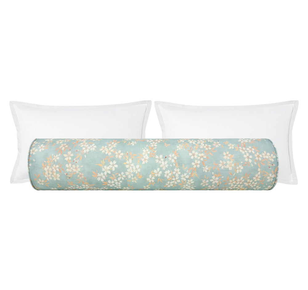 THE BOLSTER :: CHERRY BLOSSOM // SKY | HOUSE OF HARRIS – Little Design Co.