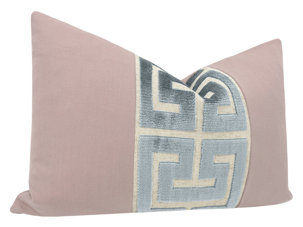 THE LITTLE LUMBAR :: CLASSIC LINEN // LILAC + DELFT GREEK TRIM – Little ...