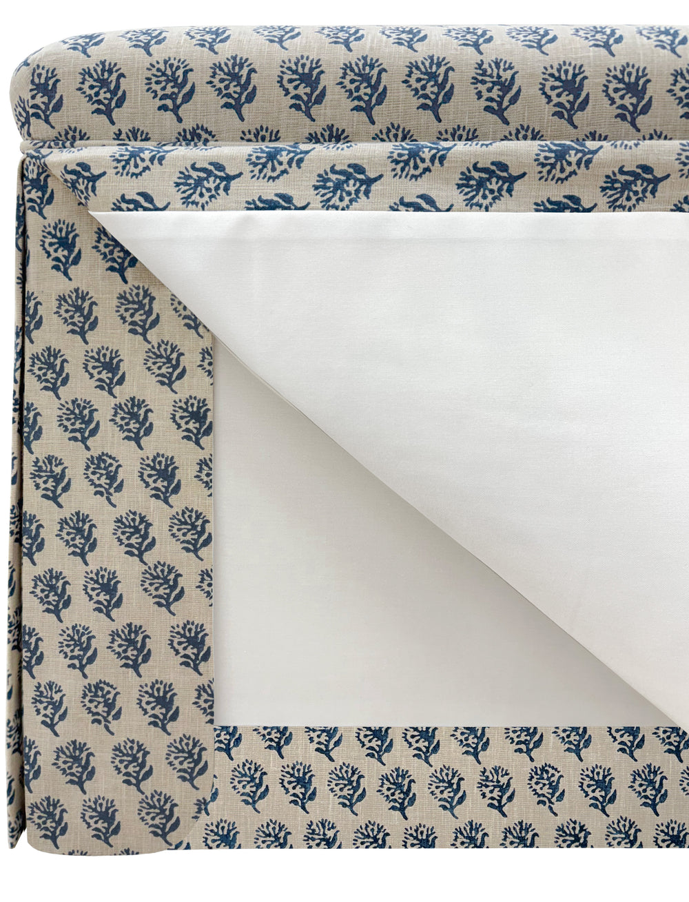 THE SKIRTED OTTOMAN :: DANDY BLOCK PRINT – Little Design Co.