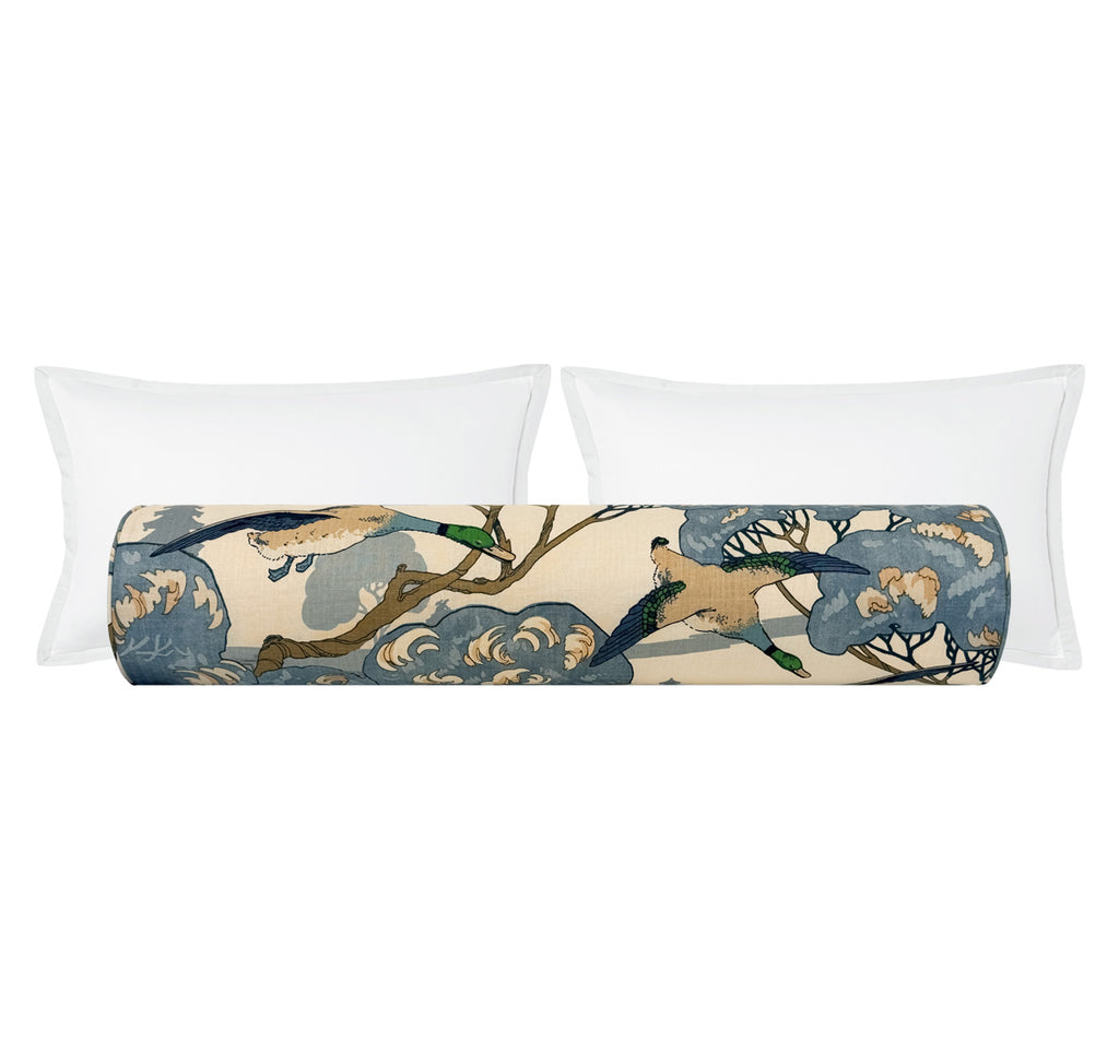 THE BOLSTER :: FLYING DUCKS // BLUE | GP&J BAKER – Little Design Co.