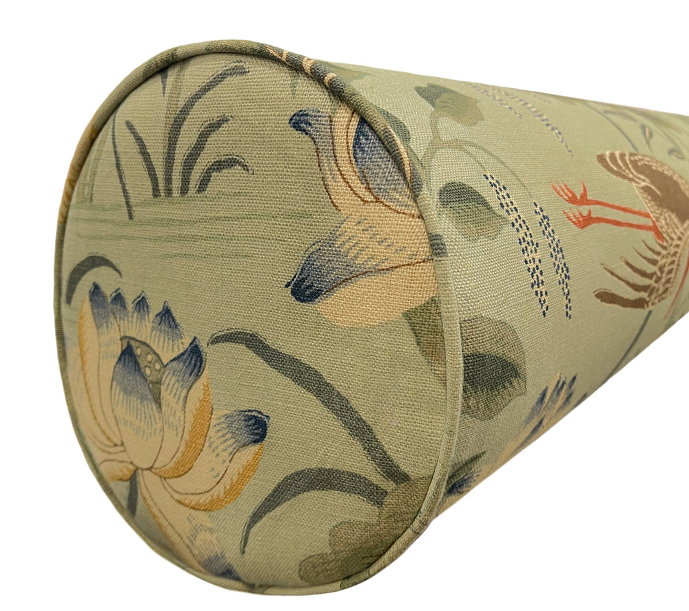 THE BOLSTER :: LOTUS GARDEN // AQUA | SCHUMACHER – Little Design Co.