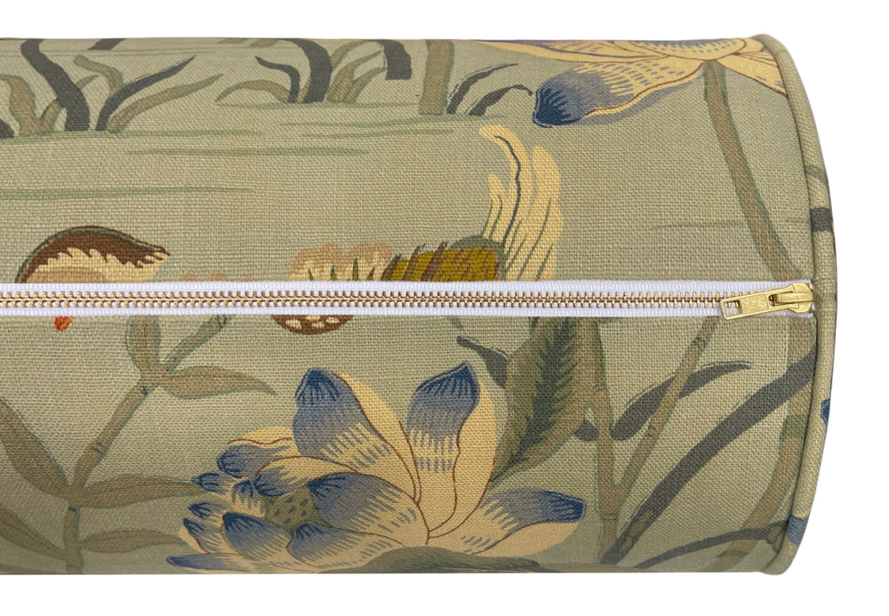 THE BOLSTER :: LOTUS GARDEN // AQUA | SCHUMACHER – Little Design Co.