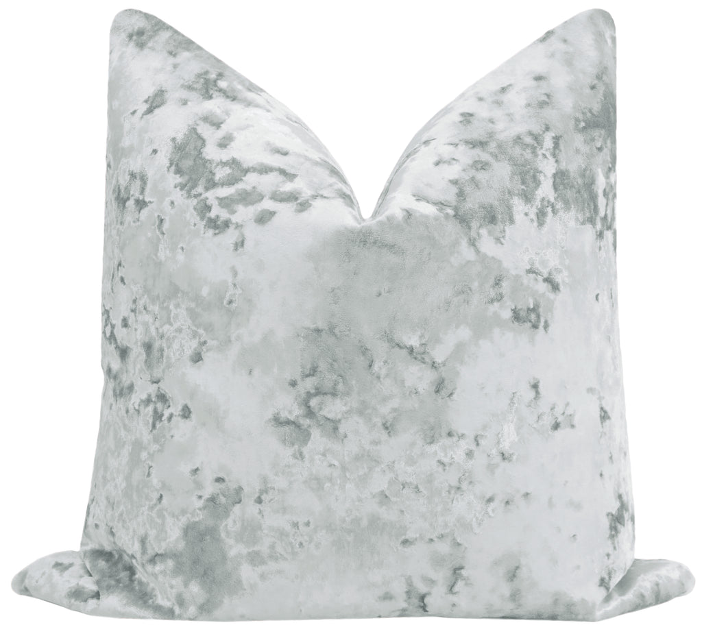 FINAL SALE : 24" X 24" LAVISH VELVET // MIST PILLOW COVER – Little ...
