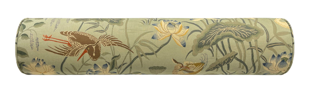THE BOLSTER :: LOTUS GARDEN // AQUA | SCHUMACHER – Little Design Co.