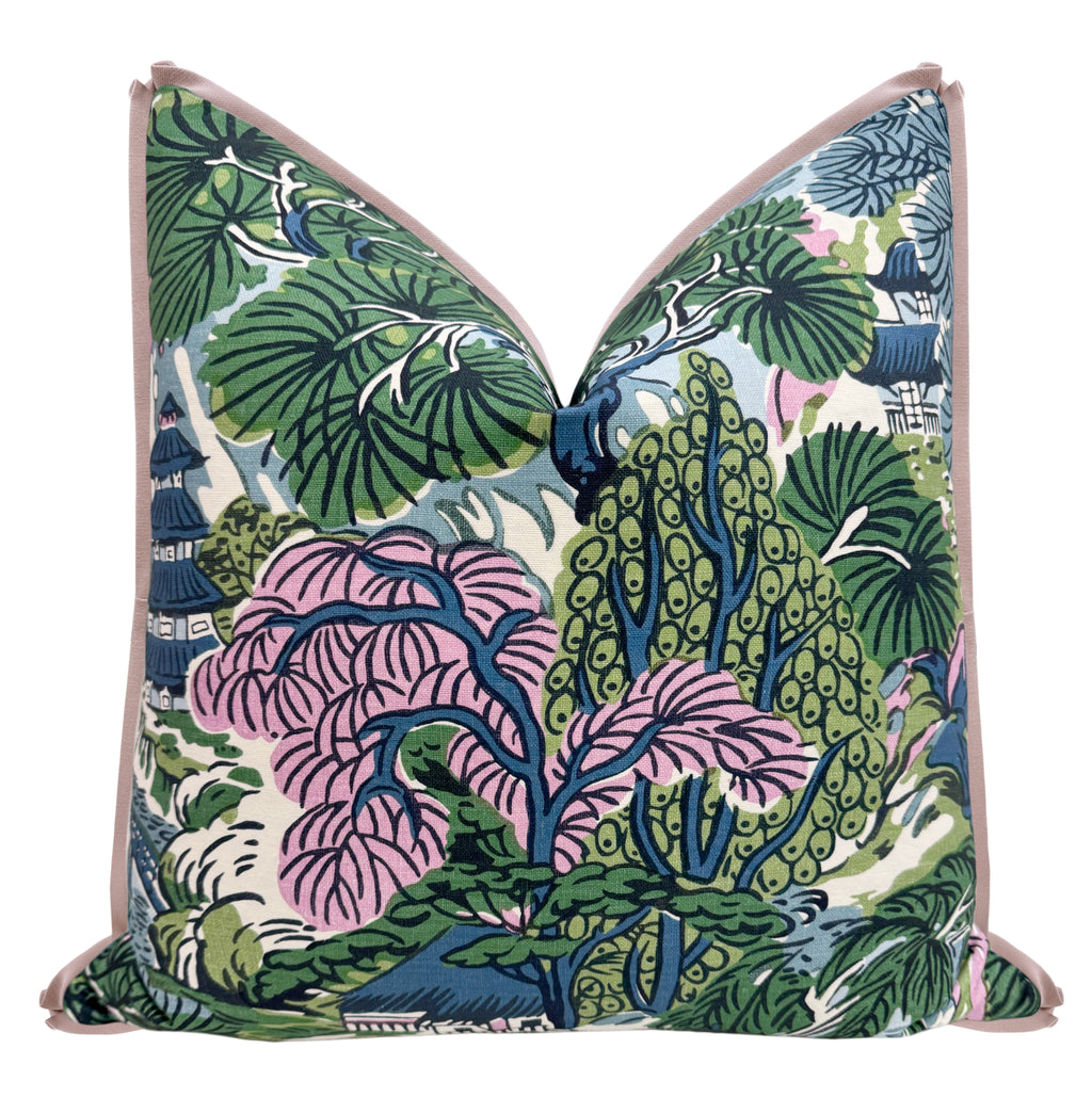 PAGODA TREES // LAVENDER AND BLUE | THIBAUT – Little Design Co.