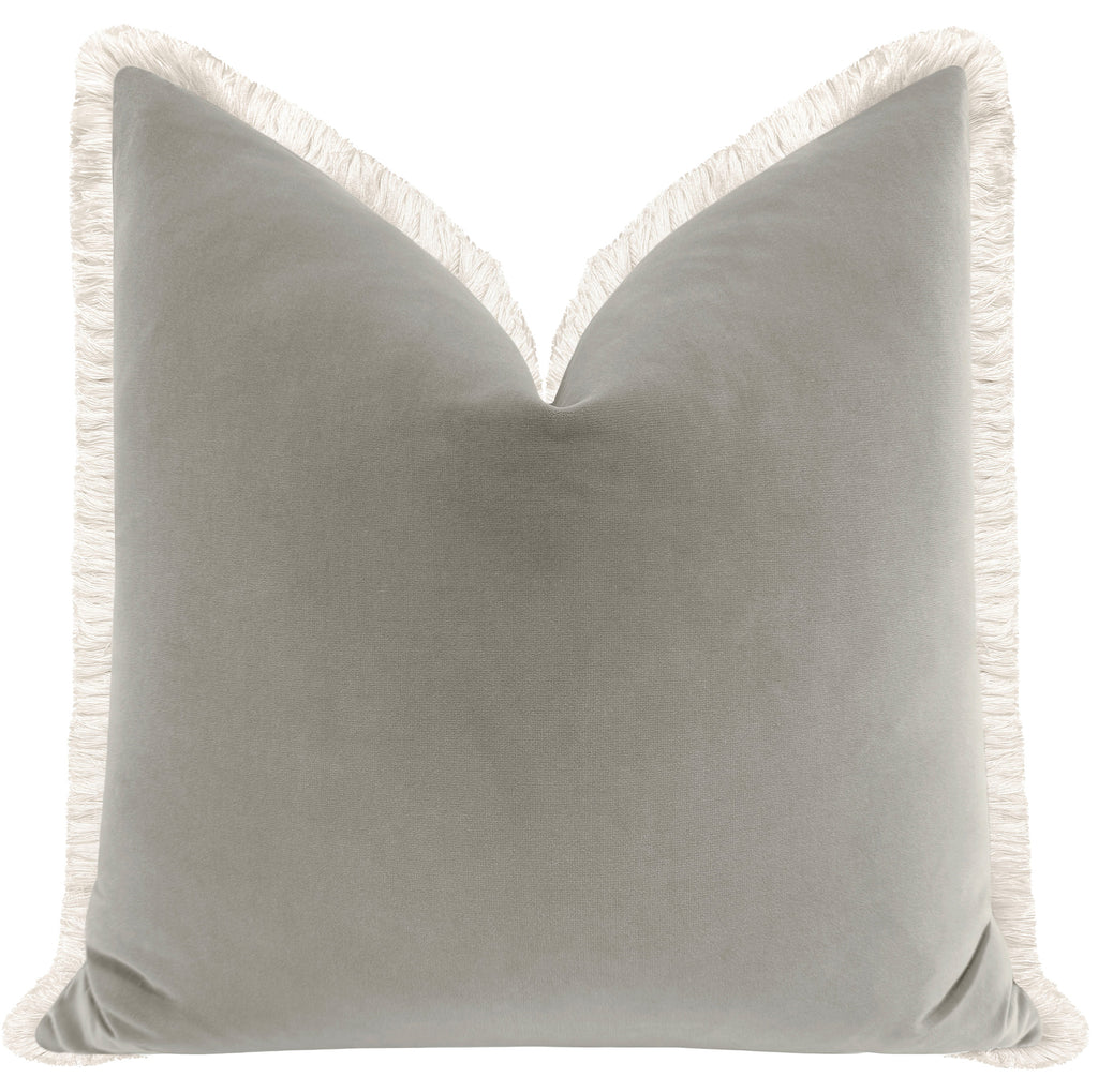 SIGNATURE VELVET // DOVE GREY + FRINGE – Little Design Co.