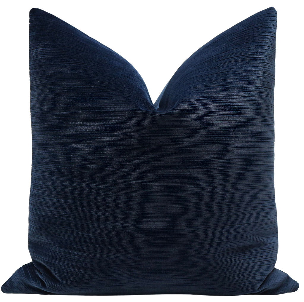 STRIE VELVET // NAVY BLUE – Little Design Co.