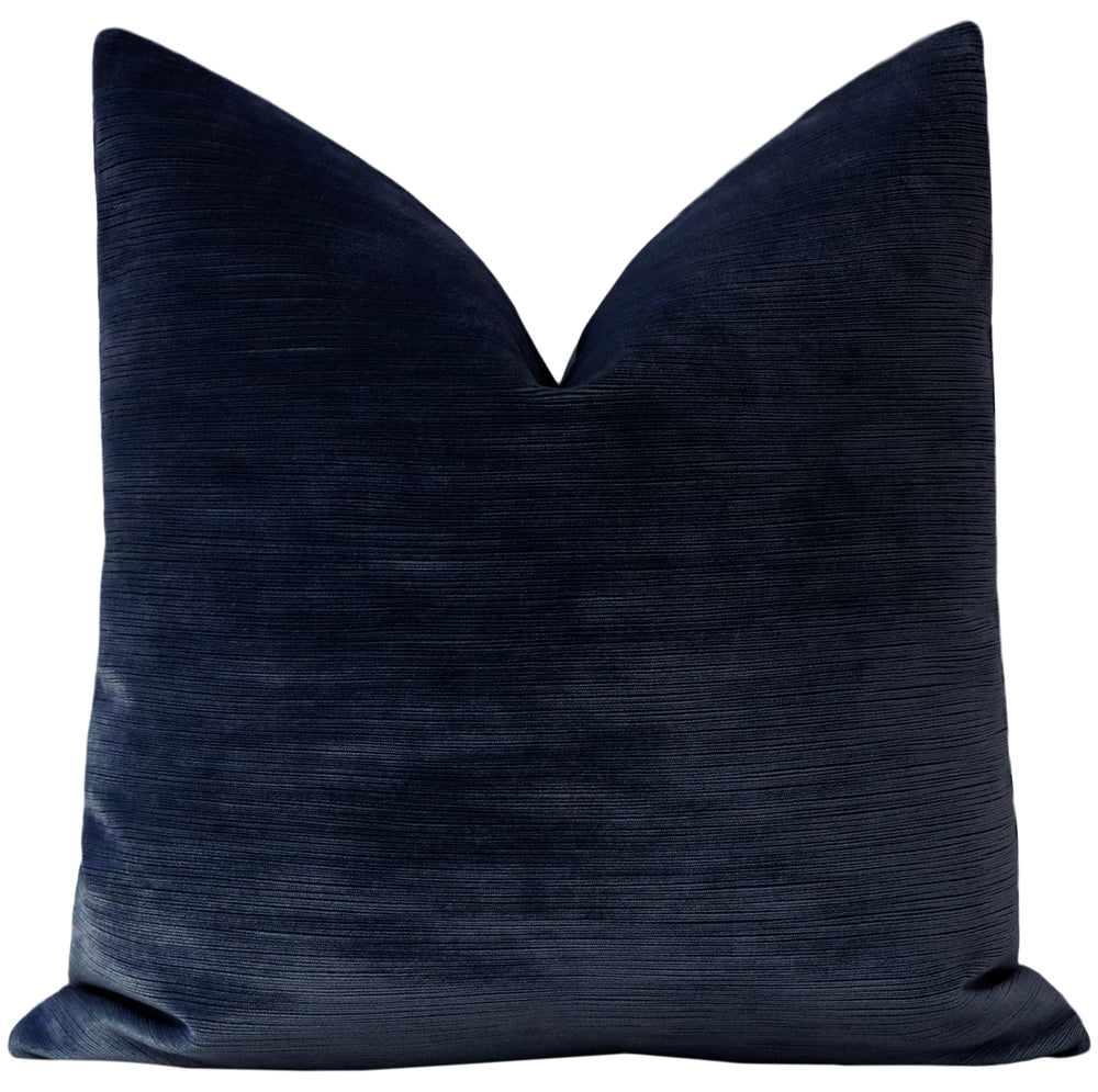 STRIE VELVET // NAVY BLUE – Little Design Co.