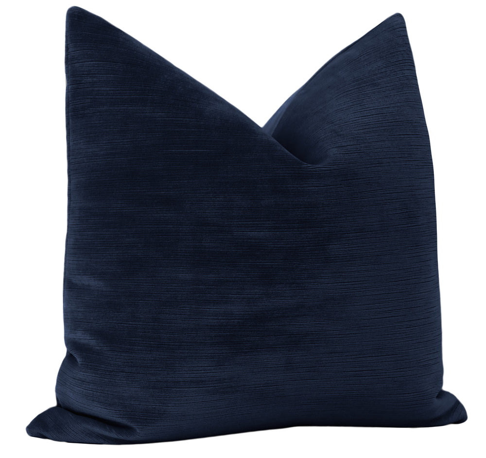 STRIE VELVET // NAVY BLUE – Little Design Co.