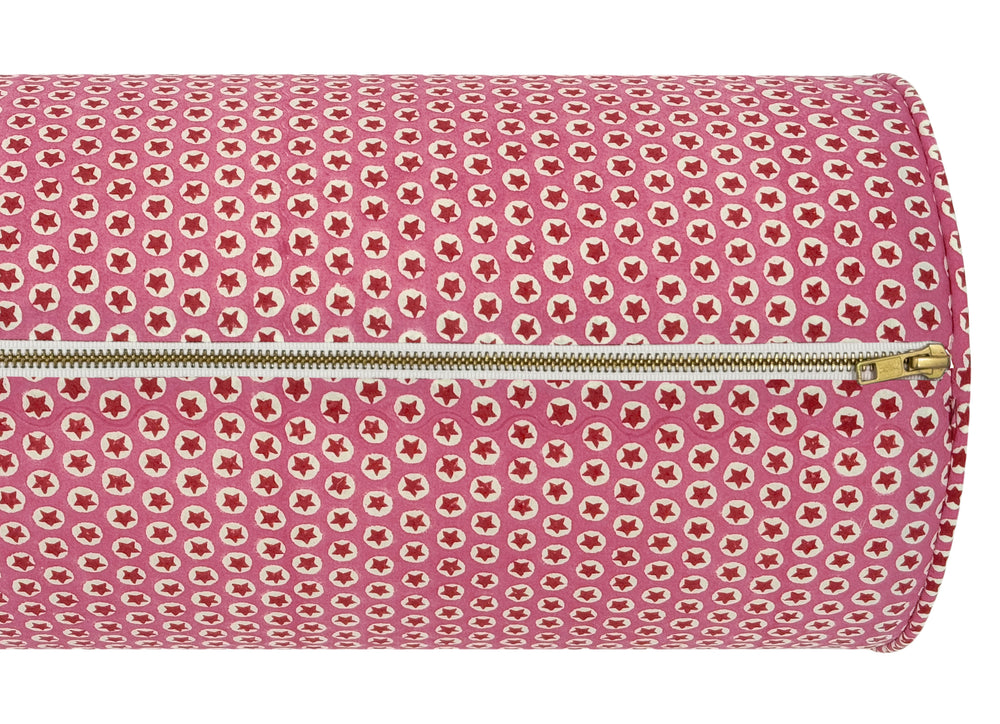 THE BOLSTER :: TUK TUK HAND BLOCK PRINT // PINK | SCHUMACHER – Little ...