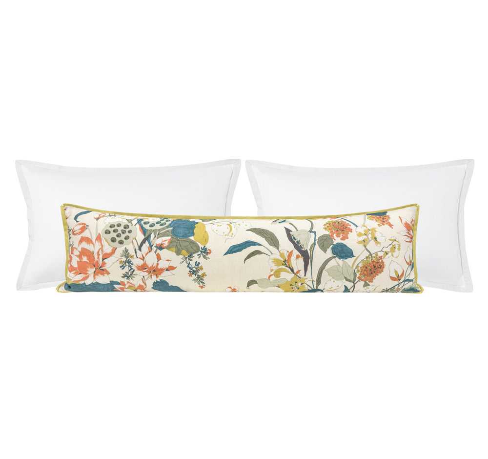 THE XL LUMBAR :: WATERLILY // CHARTREUSE | LDC – Little Design Co.