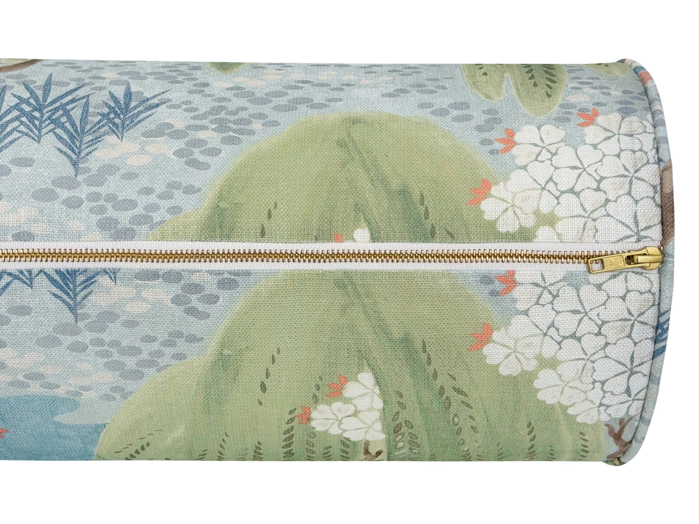 THE BOLSTER :: WILLOW TREE // TURQUOISE | THIBAUT – Little Design Co.