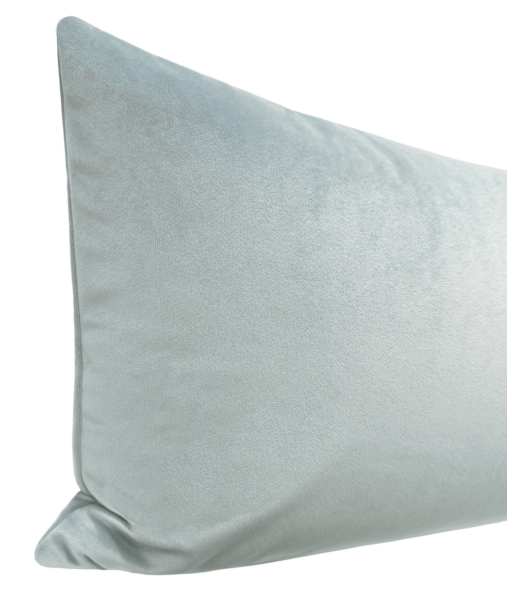 THE XL LUMBAR :: MELROSE VELVET // MIST – Little Design Co.