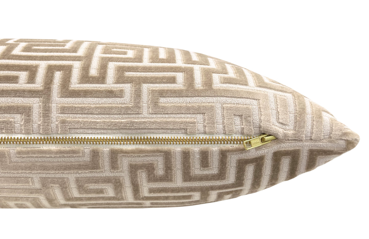 THE XL LUMBAR :: LABYRINTH CUT VELVET // CHAMPAGNE – Little Design Co. THE XL LUMBAR :: LABYRINTH CUT VELVET // CHAMPAGNE – Little Design Co.