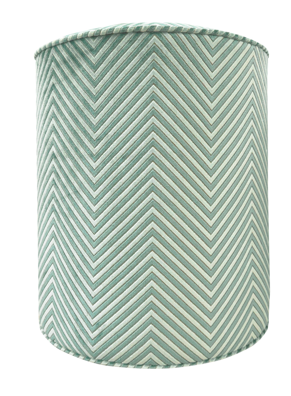 THE TIGHT ROUND OTTOMAN :: ZARA CUT VELVET // SPA BLUE – Little Design Co.