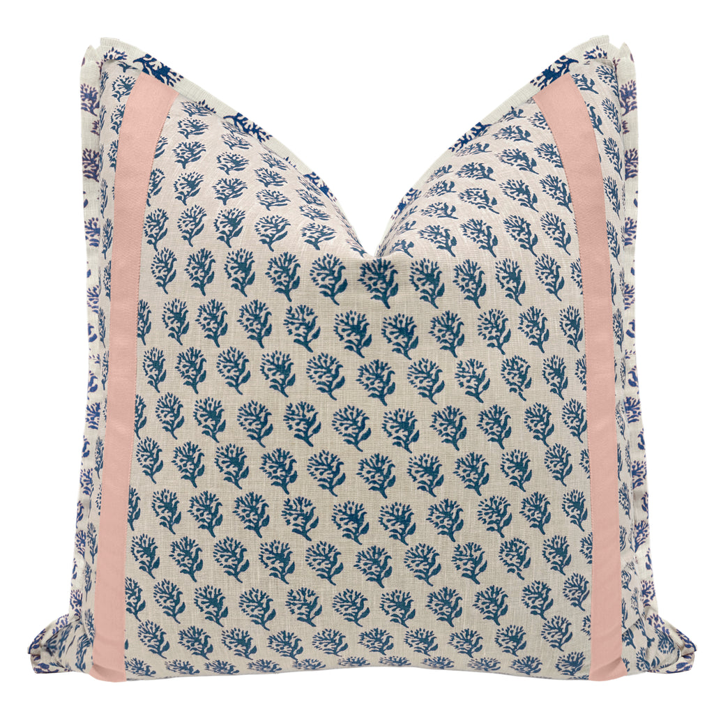 DANDY BLOCK PRINT // INDIGO + TAPE TRIM – Little Design Co.