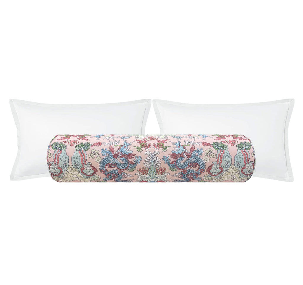 THE BOLSTER :: MAGIC MOUNTAIN DRAGON // BLUSH | SCHUMACHER – Little ...